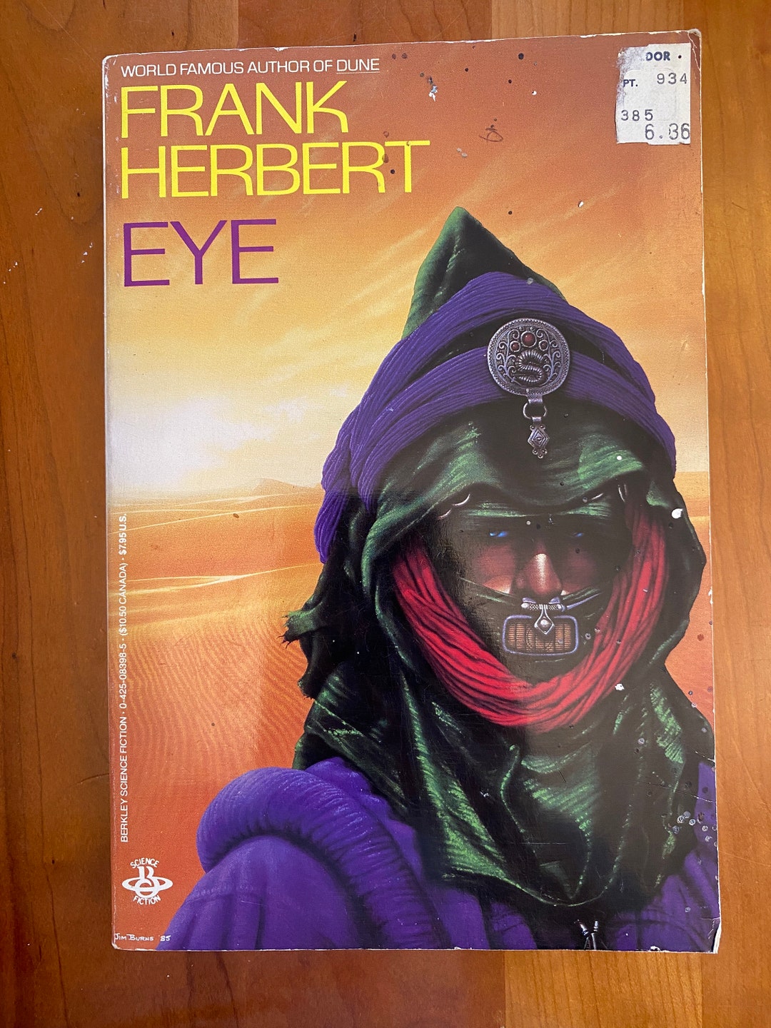 Eye by Frank Herbert - Illustrated by Jim Burns- Byron Preiss Visual ...