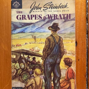 The Grapes of Wrath by John Steinbeck - 1963 Viking Paperback - Etsy