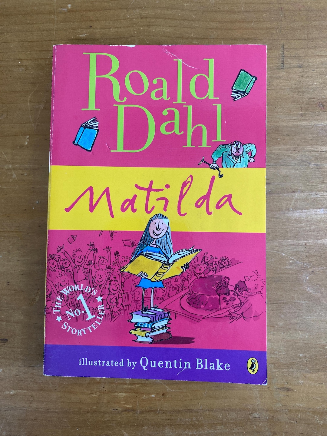 Matilda by Roald Dahl - 2000s Puffin Paperback - Quentin Blake ...