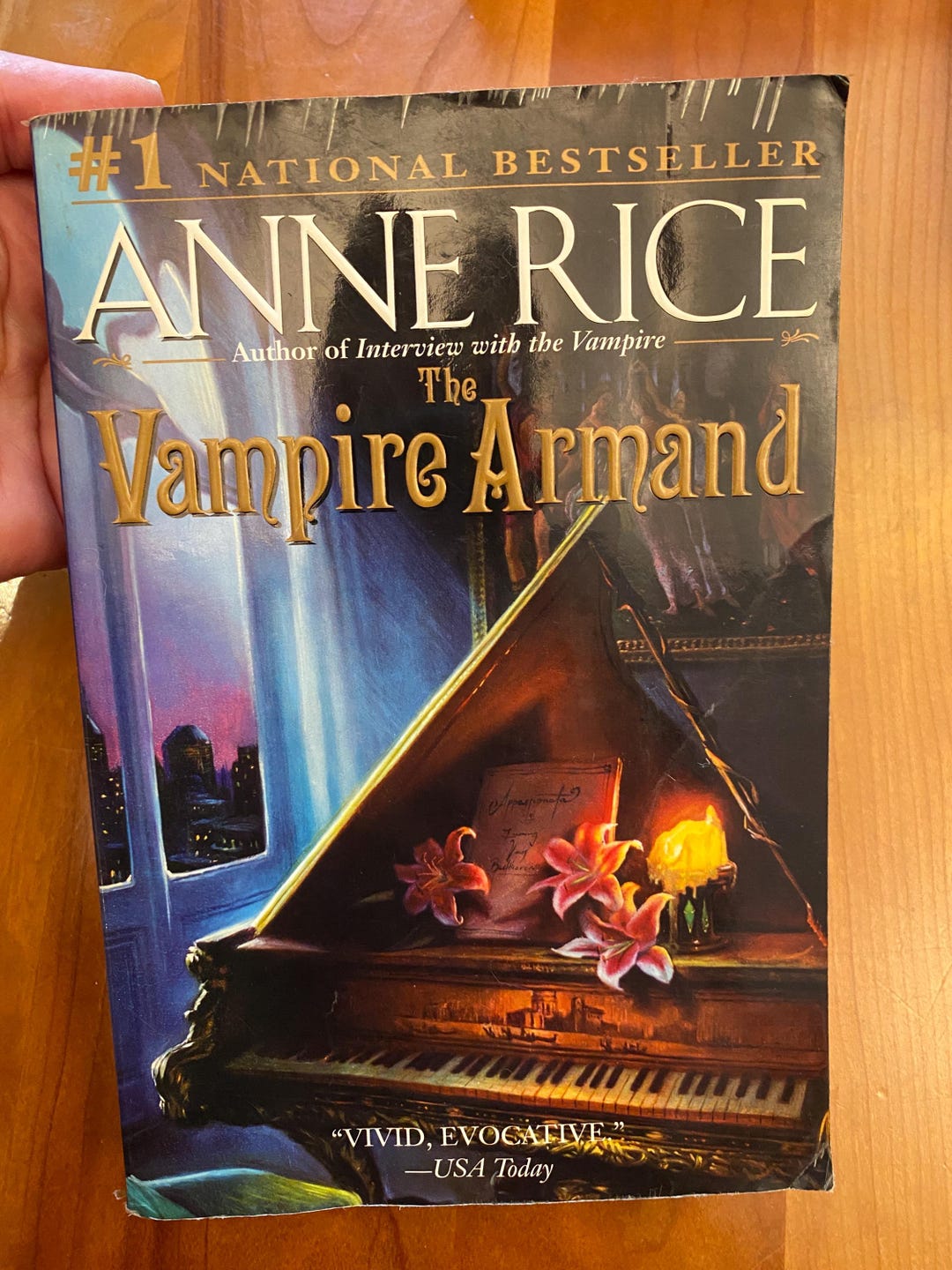 The Vampire Armand by Anne Rice - Ballantine 1999 - Etsy