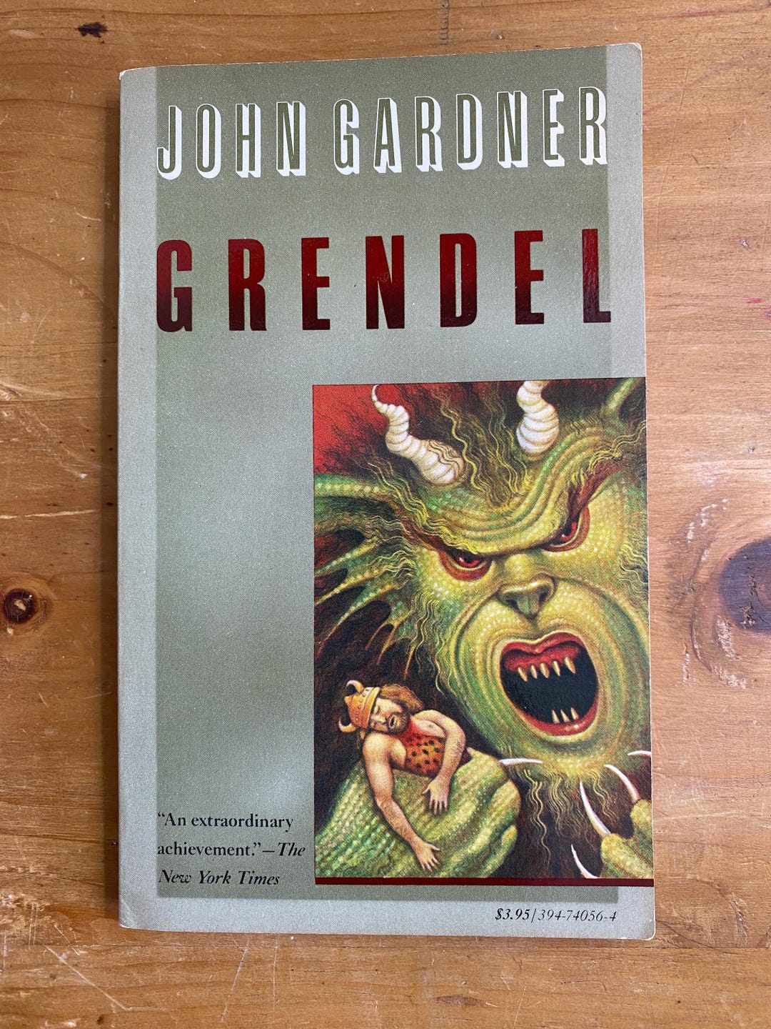 Grendel by John Gardner - Vintage International 1985 - Etsy