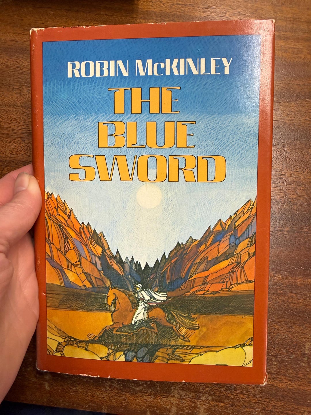 The Blue Sword by Robin Mckinley - 1982 Greenwillow Press - Book Club ...
