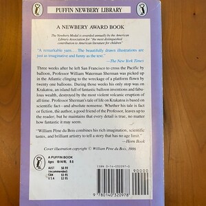 The Twenty-one Balloons by William Pene Dubois - Puffin 1986 - Etsy