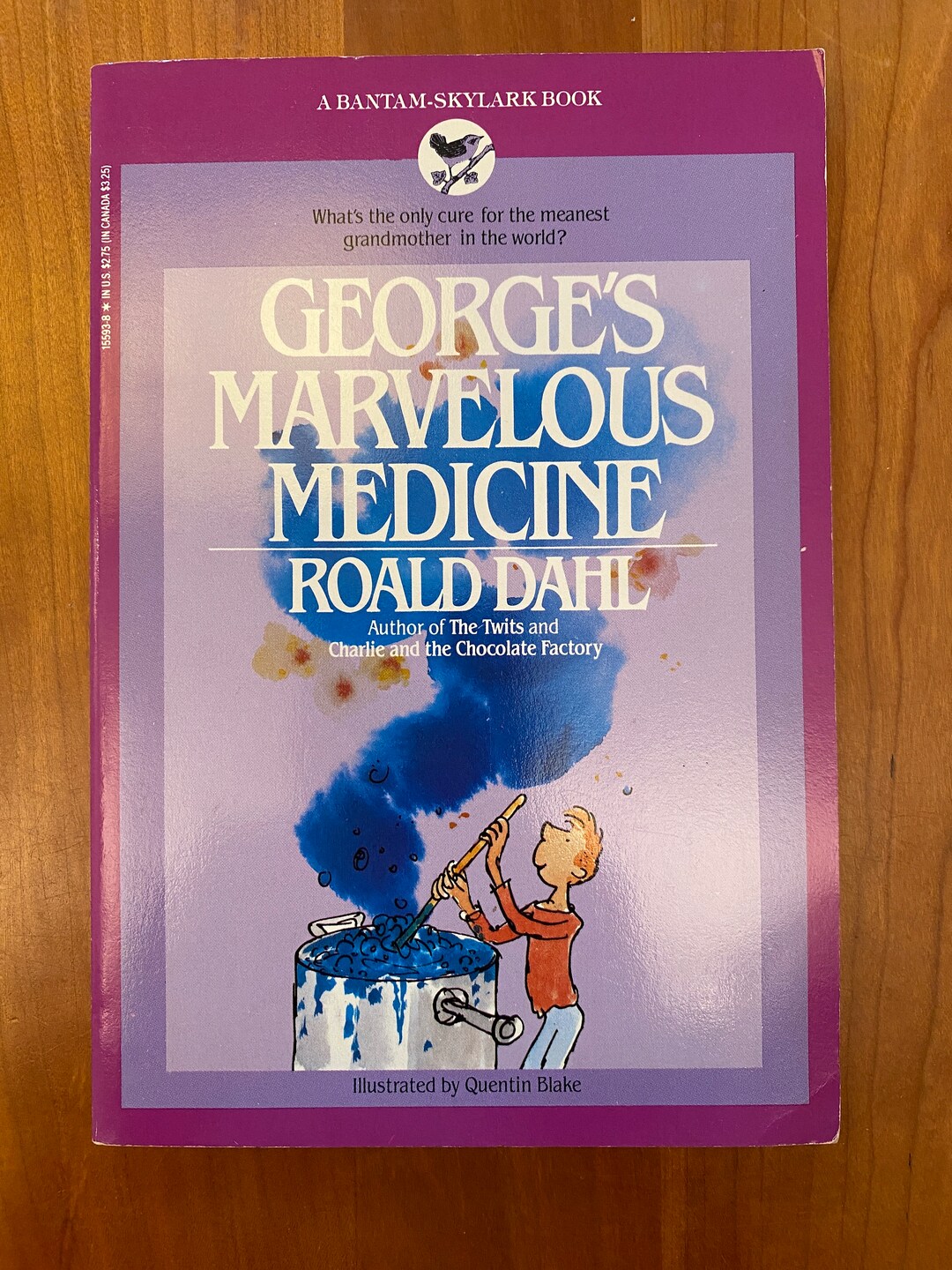 George's Marvelous Medicine by Roald Dahl - 1989 Bantam Skylark ...