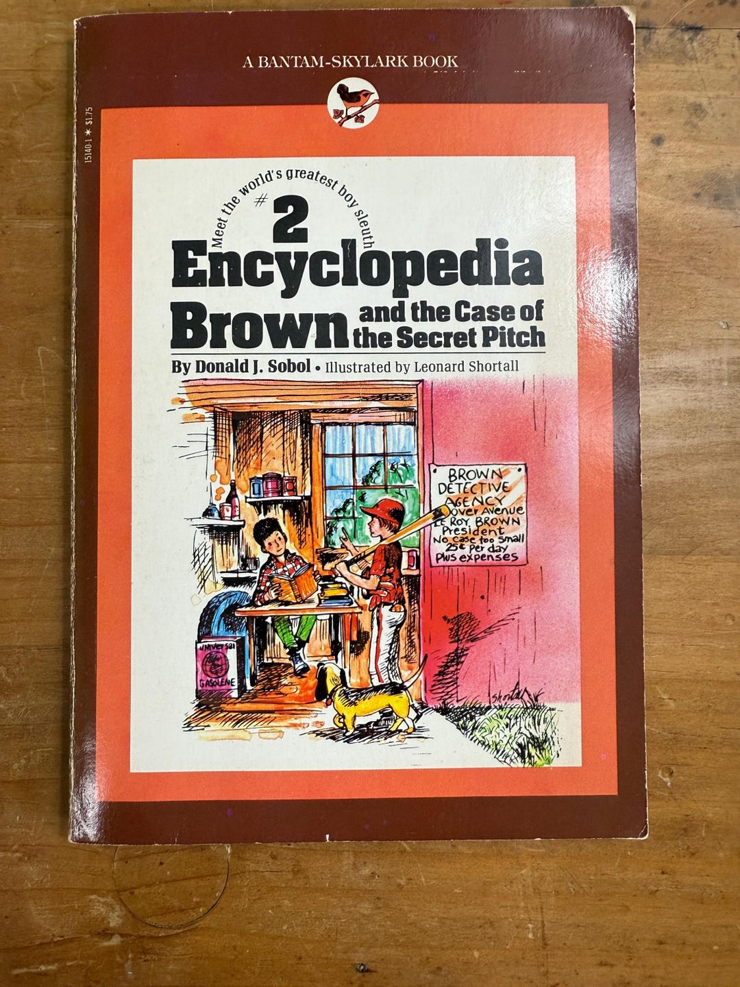 Encyclopedia Brown and the Case of the Secret Pitch by Donald J. Sobel ...