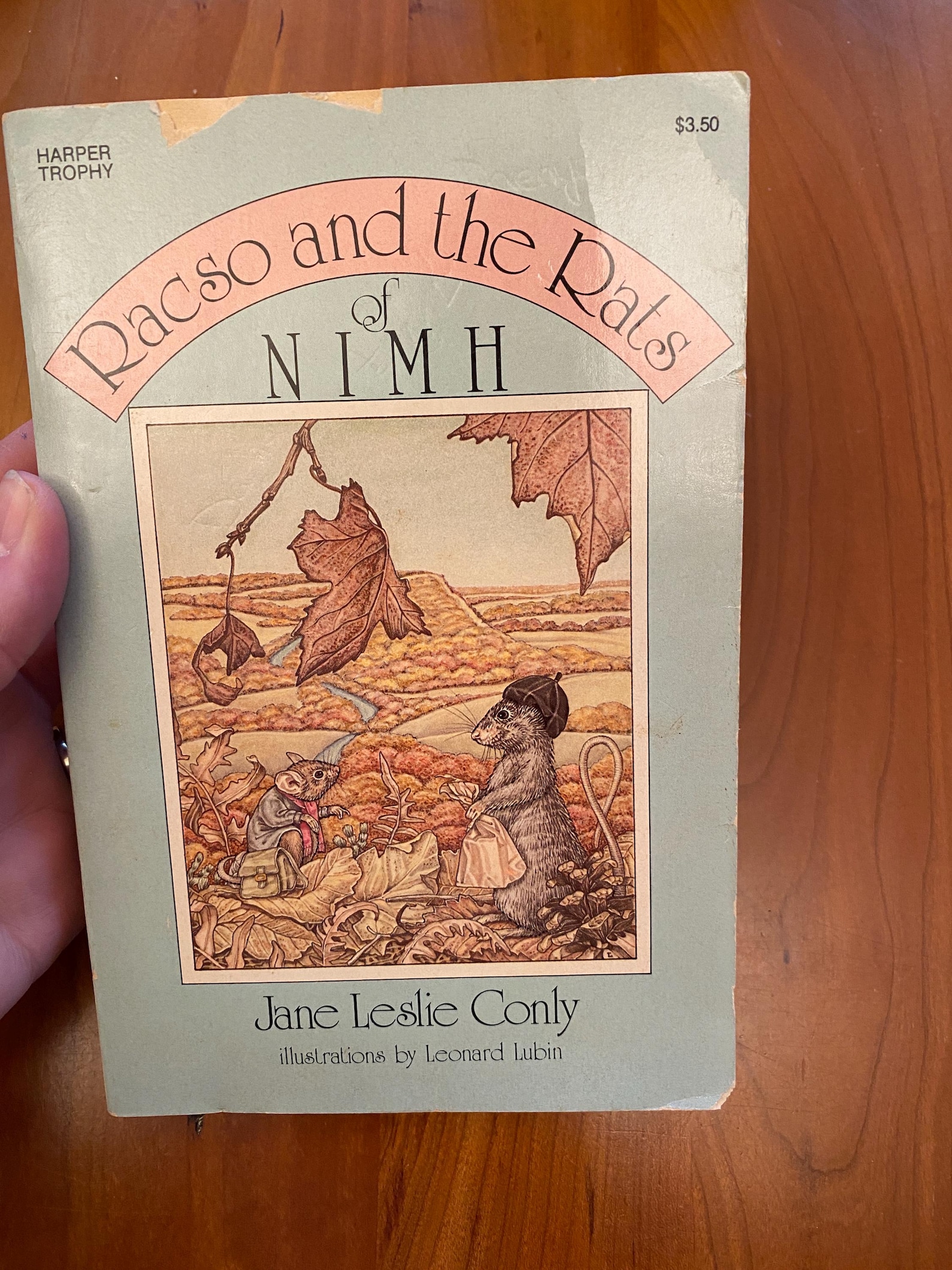 Rasco and the Rats of NIMH by Jane Leslie Conly - Harper Trophy 1988 - Etsy