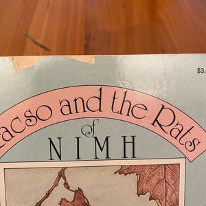 Rasco and the Rats of NIMH by Jane Leslie Conly - Harper Trophy 1988 - Etsy