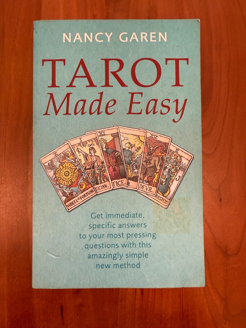 Tarot Made Easy by Nancy Garen - Piatkus UK Paperback - Etsy