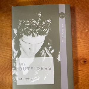 The Outsiders by S.E. Hinton - Penguin 1995 - Platinum Edition - Etsy