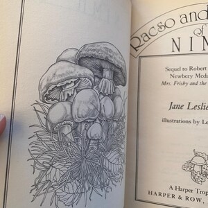 Rasco and the Rats of NIMH by Jane Leslie Conly - Harper Trophy 1988 - Etsy