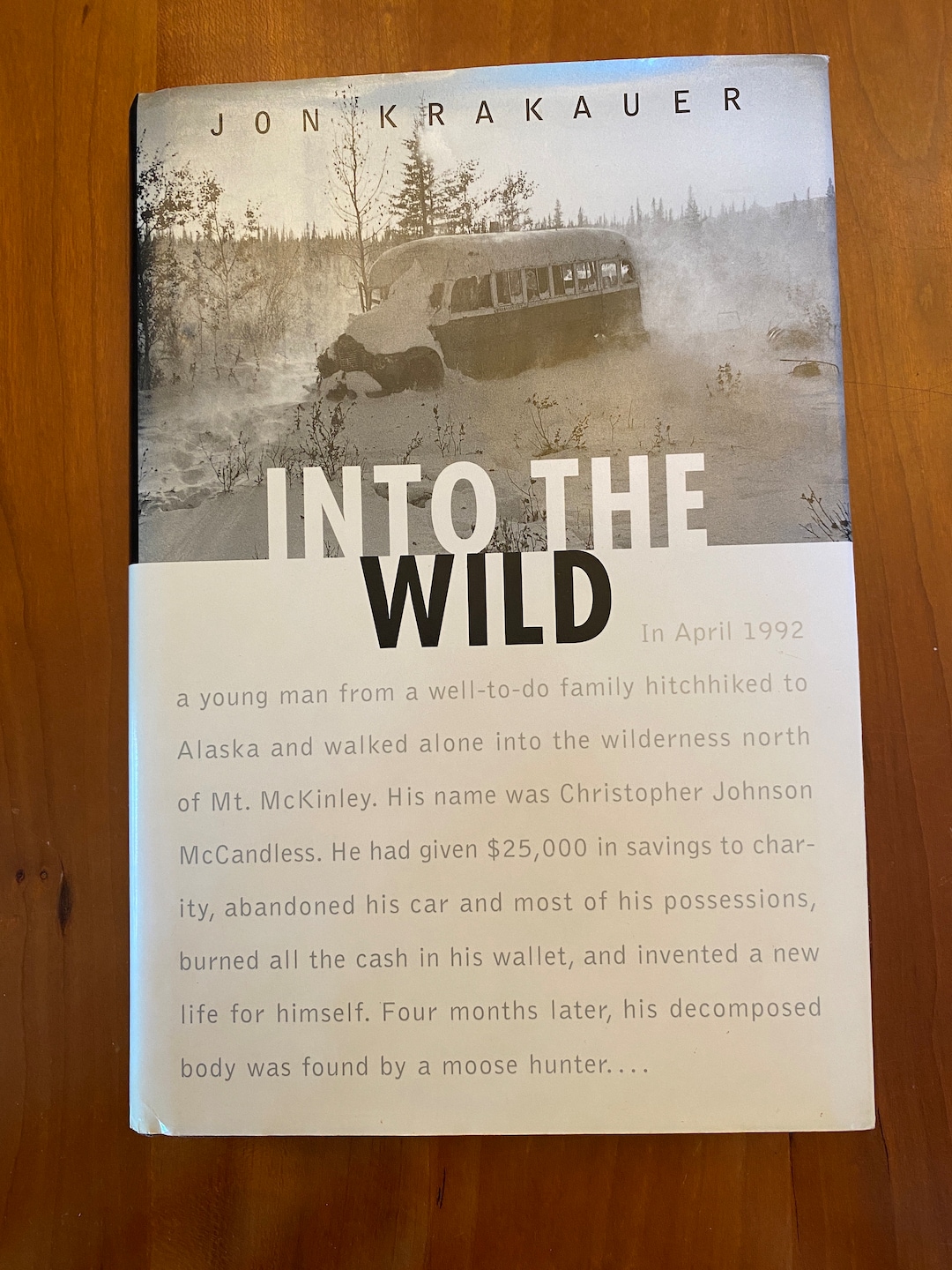 Into the Wild by Jon Krakauer - 1996 Villard - Etsy