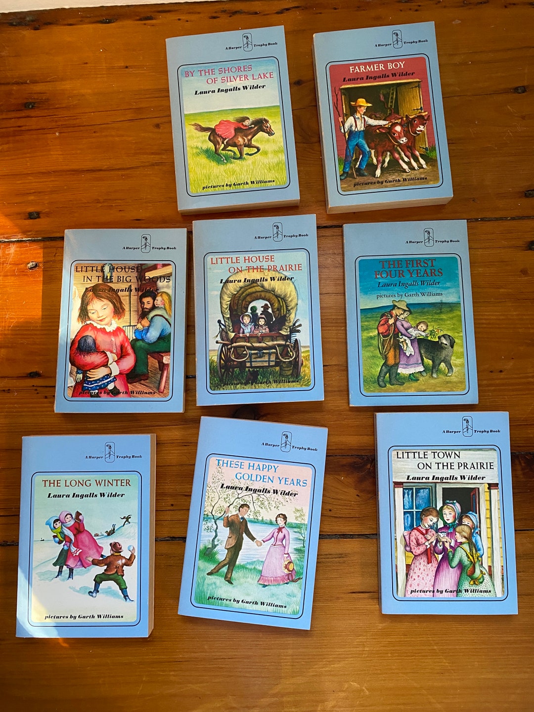Little House Books by Laura Ingalls Wilder - 1971 Harper Paperbacks ...