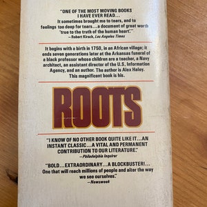 Roots by Alex Haley - 9th Dell Printing 1983 - Etsy