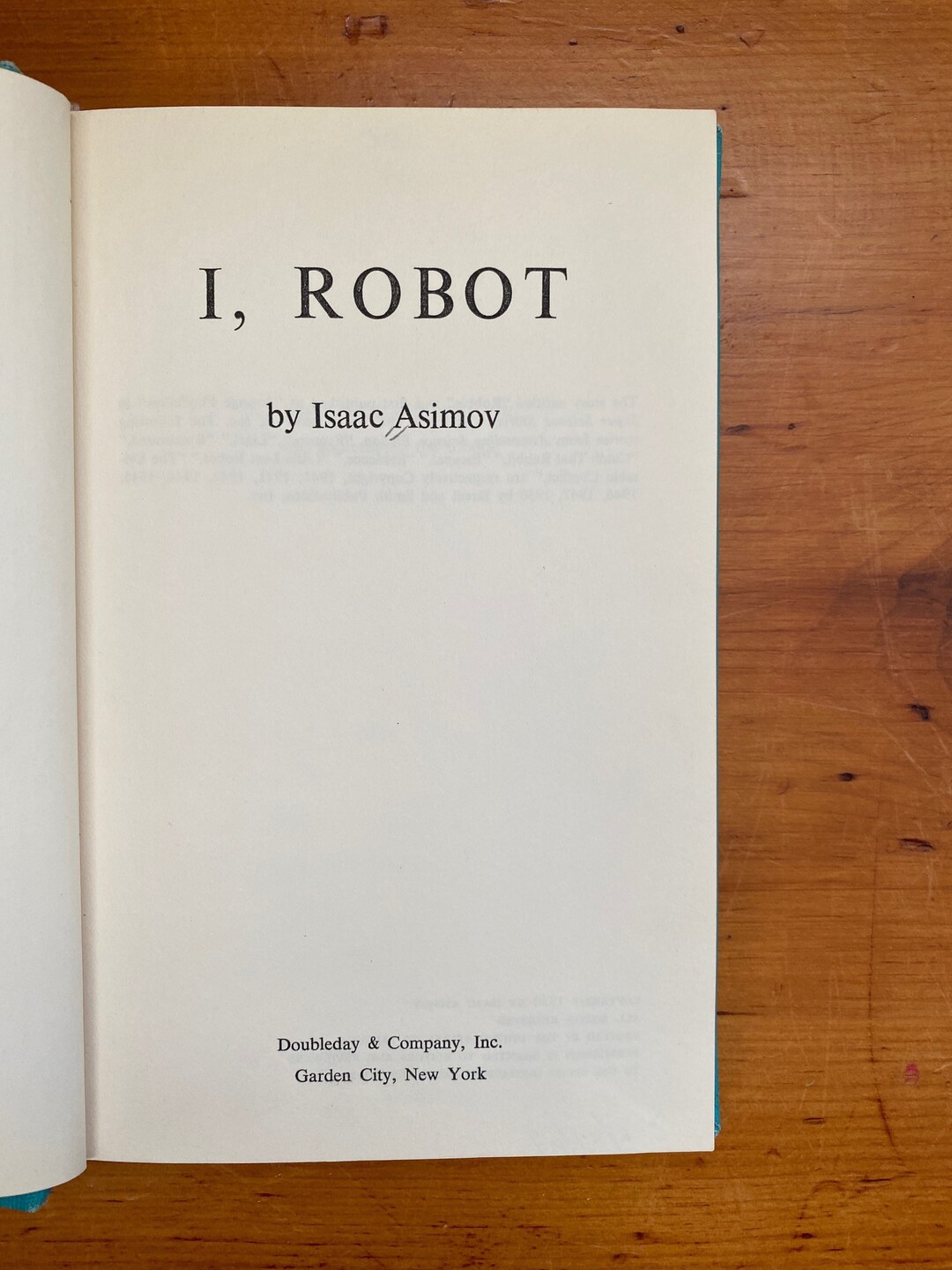 I Robot by Isaac Asimov 1950 Ex-library - Etsy