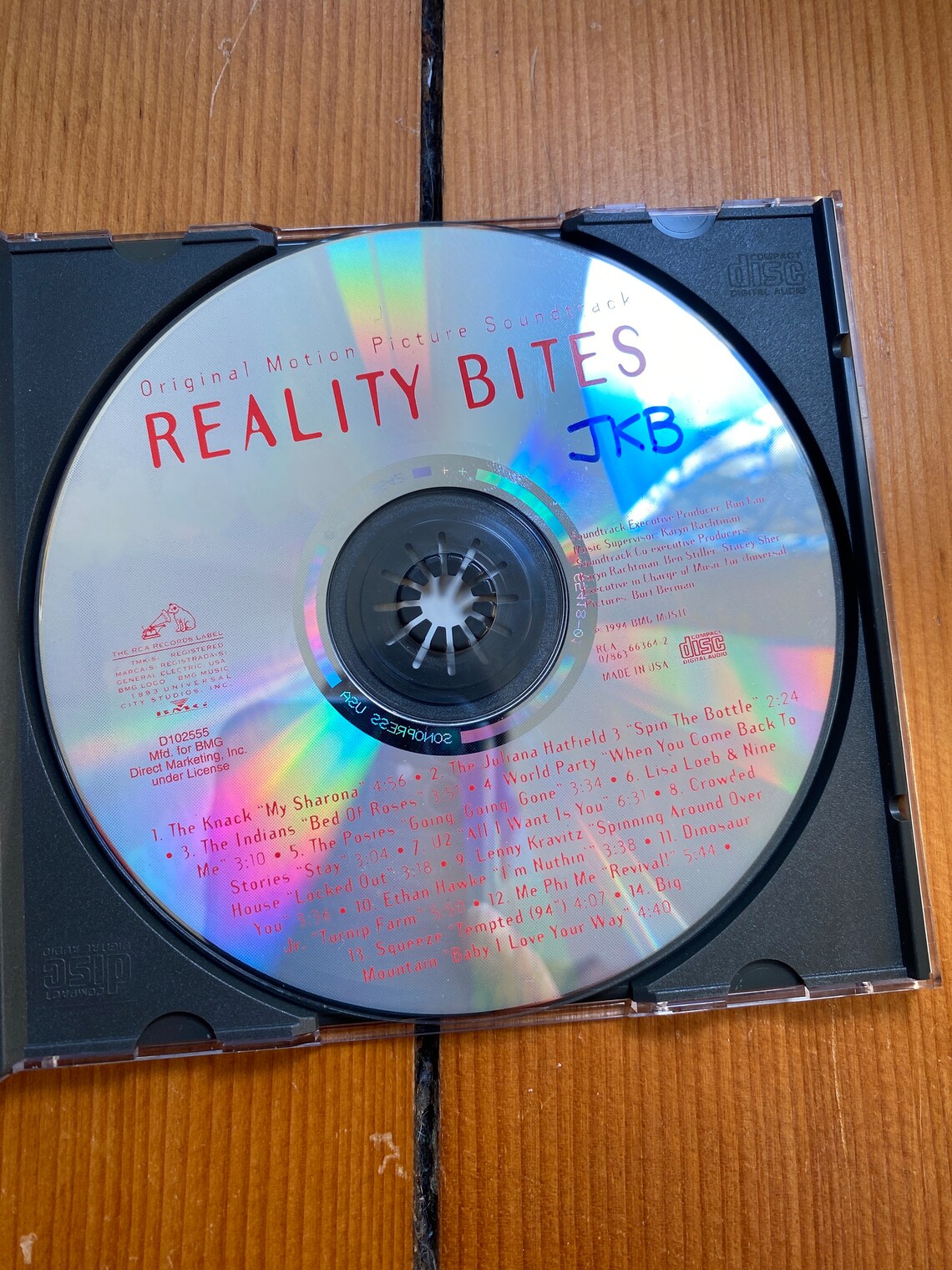 Reality Bites Original Soundtrack - 1994 - CD Compact Disc - Excellent ...