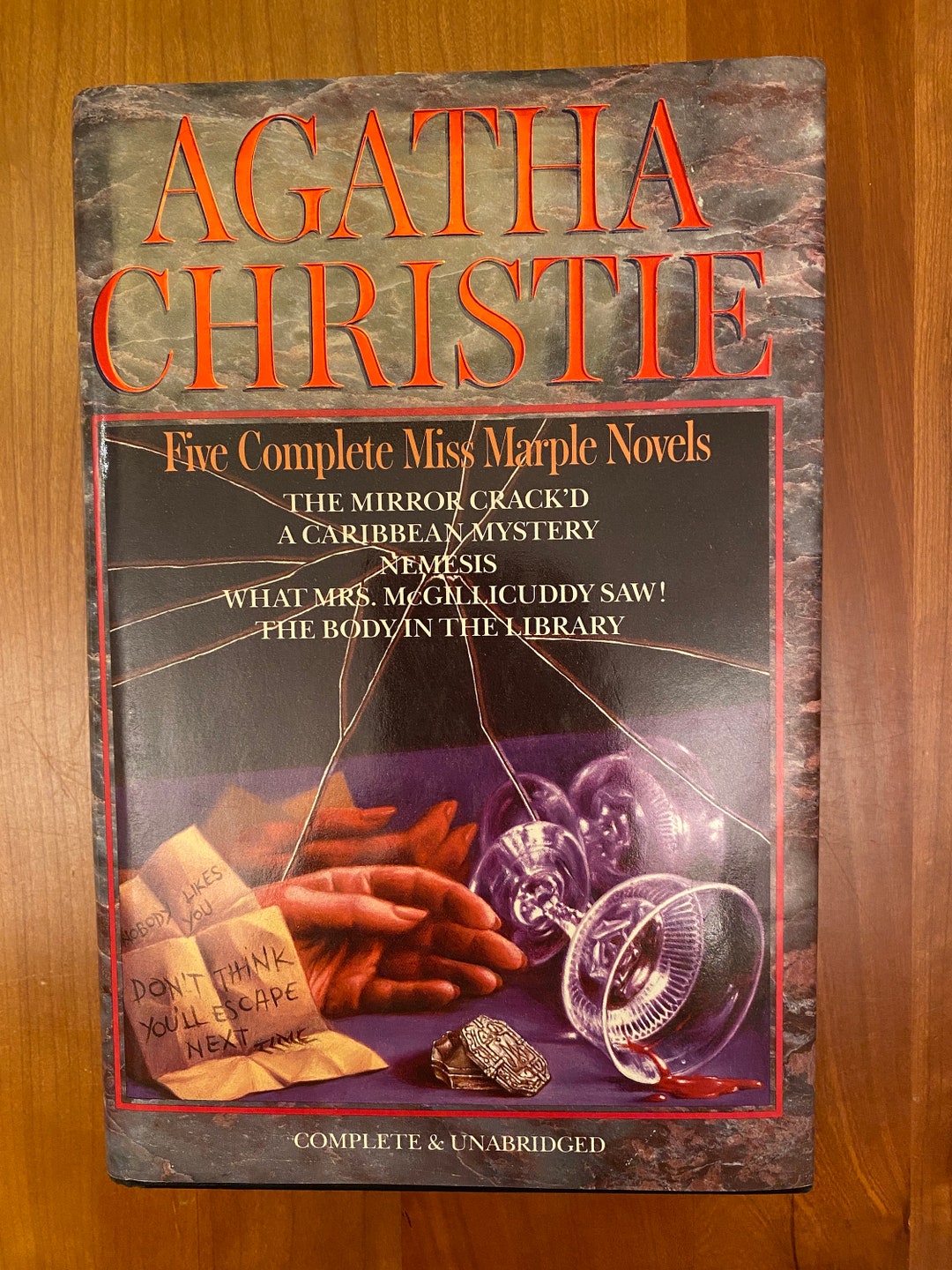 Five Complete Miss Marple Novels by Agatha Christie - 1980 Avenel Hardcover - Etsy