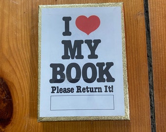 Please Return Book - Etsy