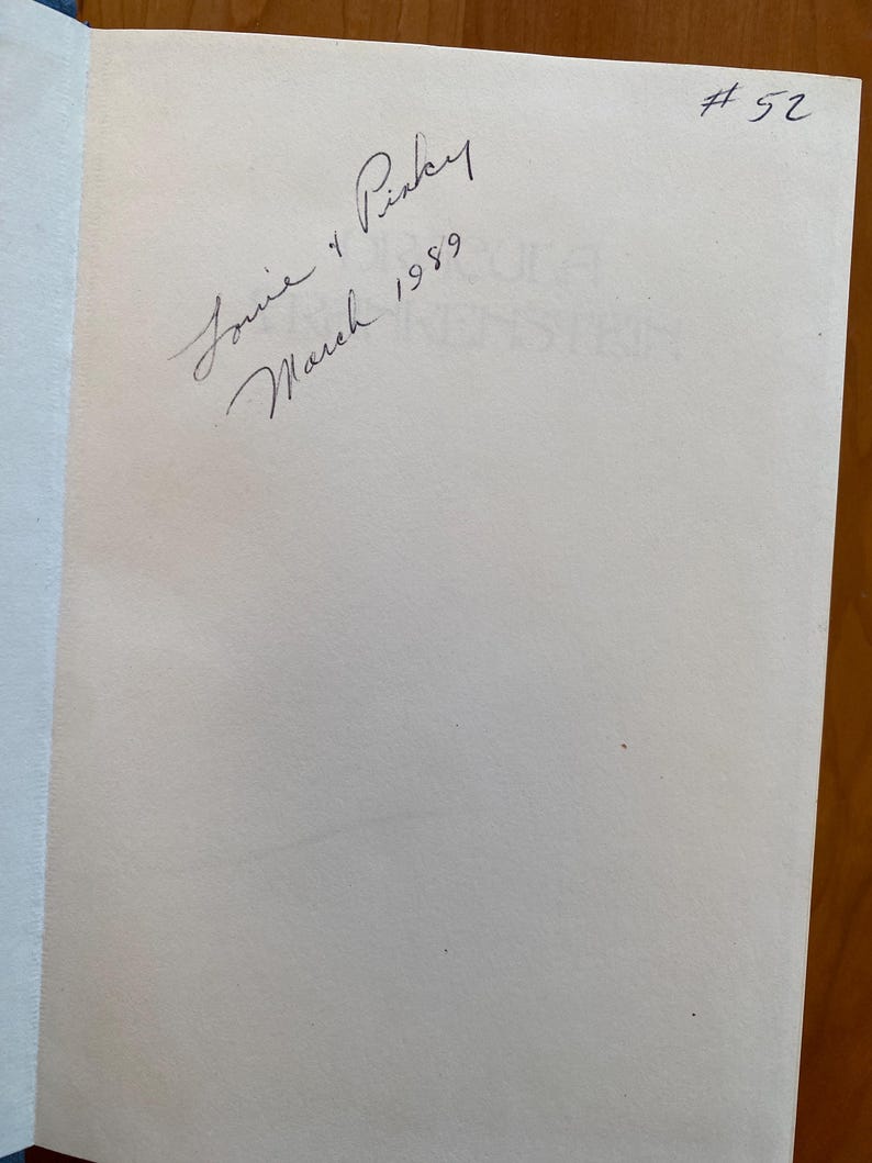 Frankenstein by Mary Shelley and Dracula by Bram Stoker - 1988 Galley ...