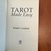 Tarot Made Easy by Nancy Garen - Piatkus UK Paperback - Etsy