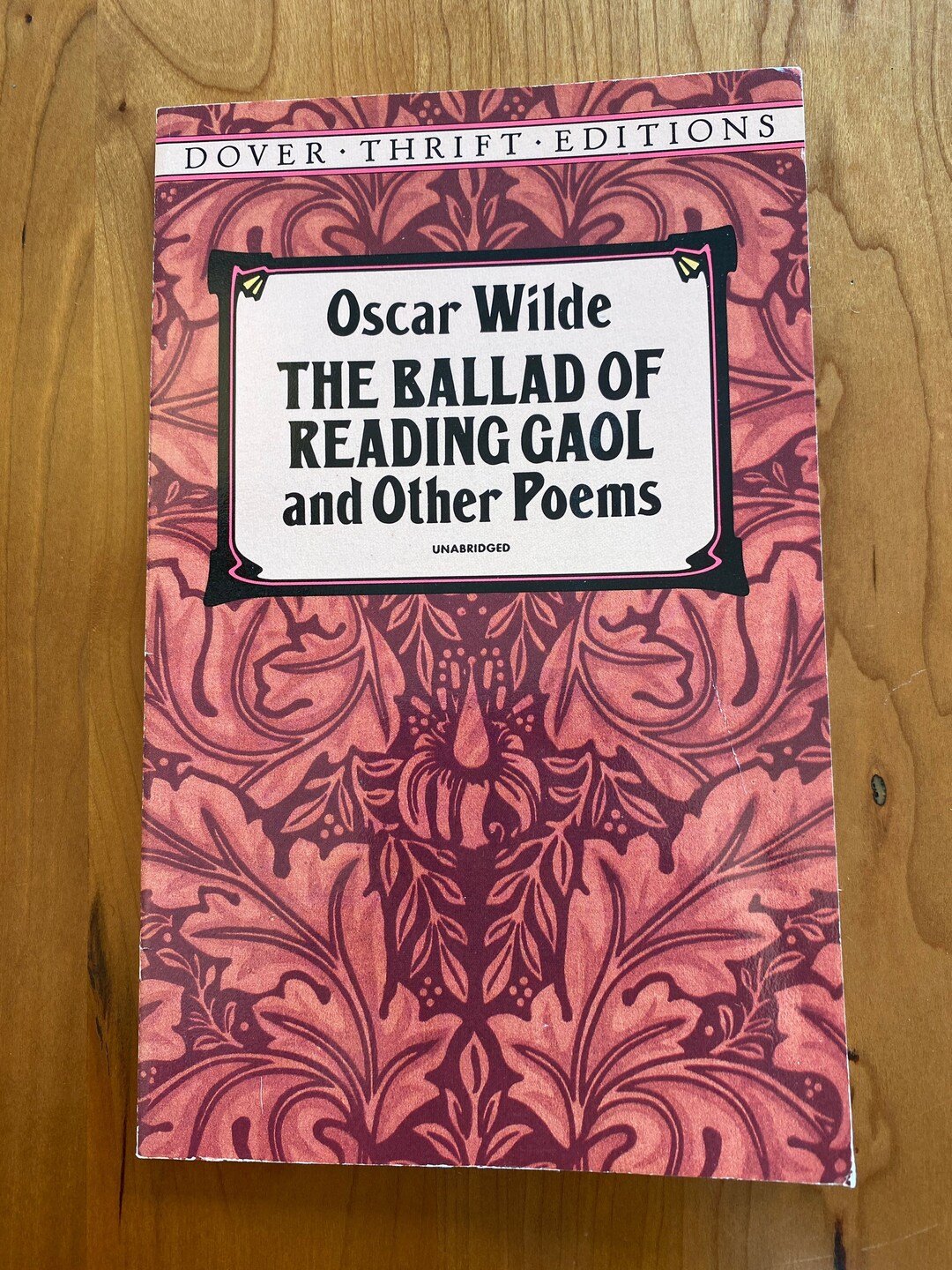 The Ballad of Reading Gaol and Other Poems by Oscar Wilde Dover Thrift ...