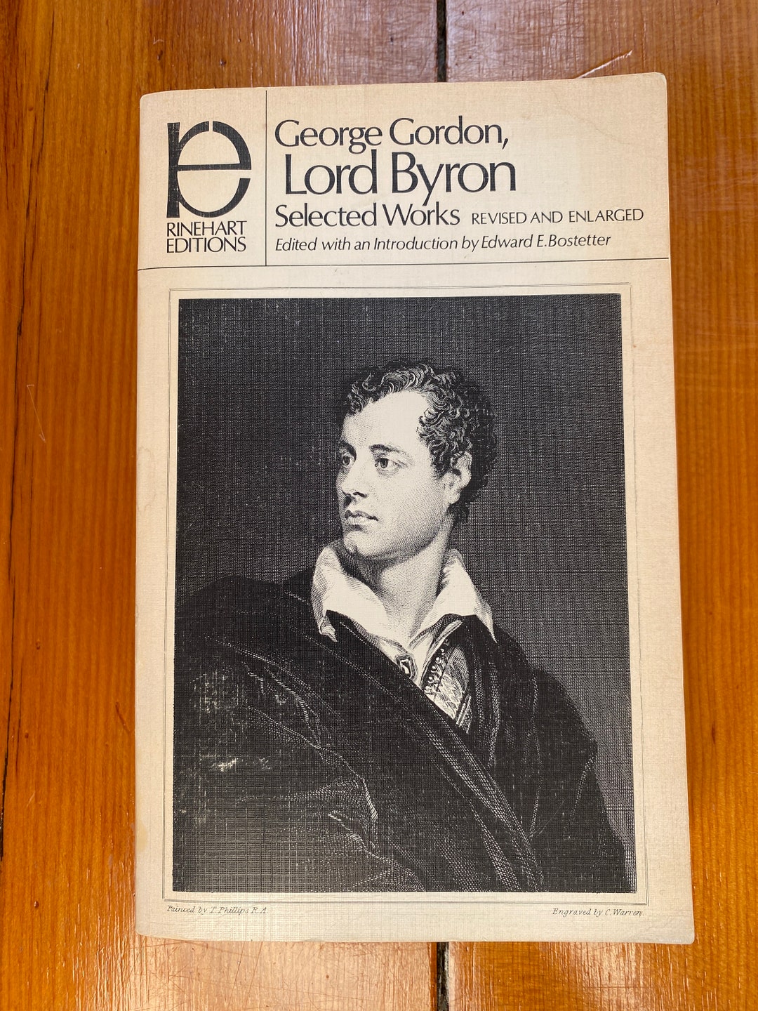 George Gordon, Lord Byron Selected Works - Rhinehart 1972 - Etsy