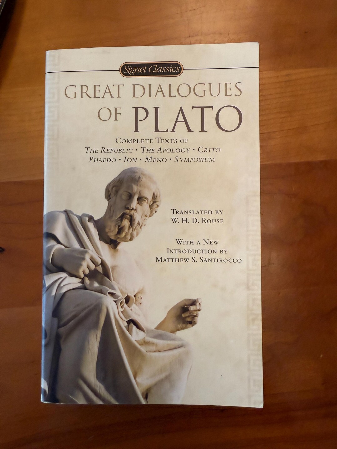 Great Dialogues of Plato - Signet Classics - the Republic - the Apology ...
