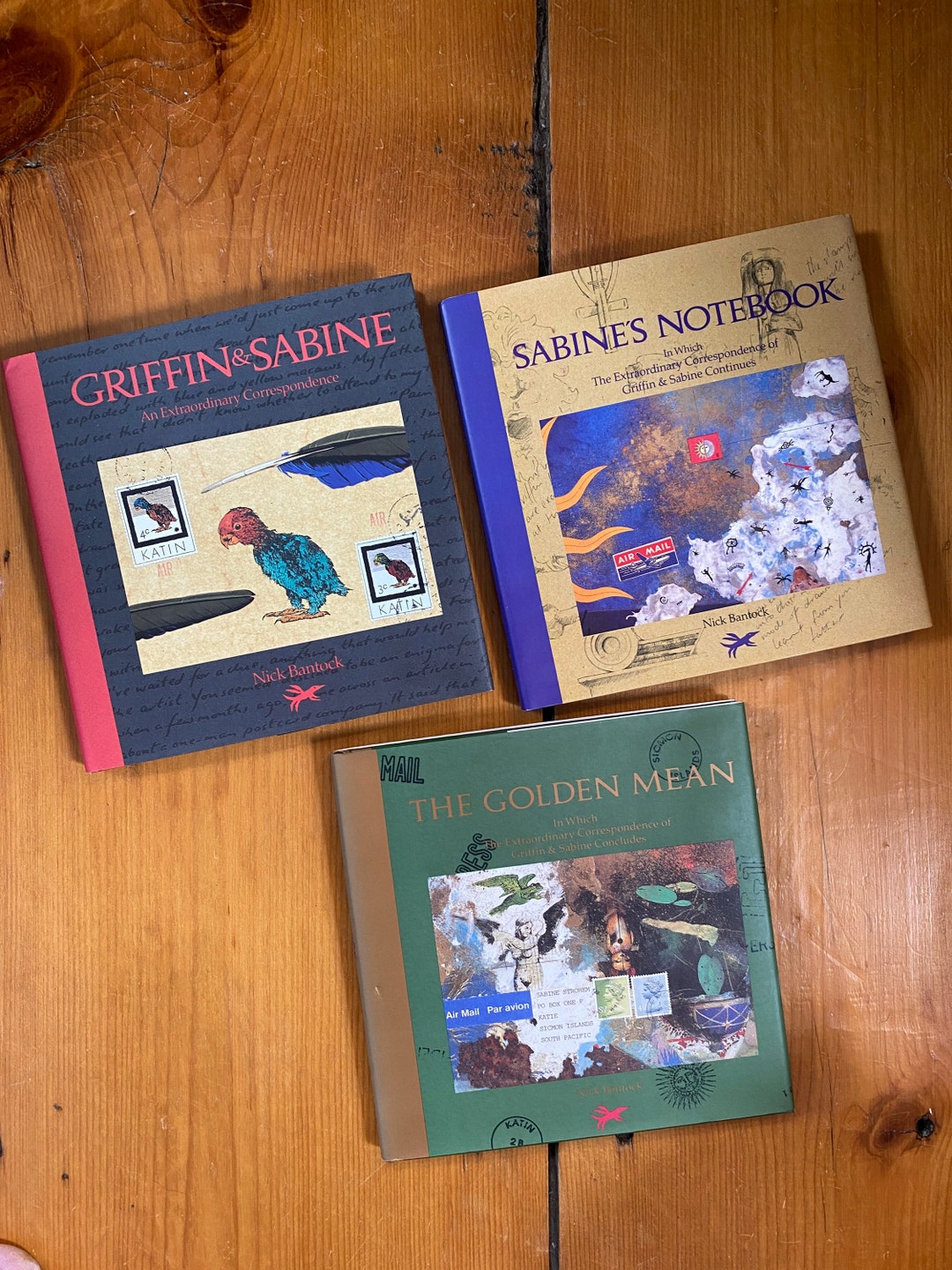 Griffin and Sabine Trilogy by Nick Bantok - 1991-1993 Chronicle Books ...