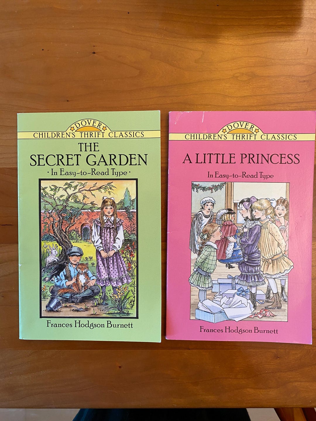A Little Princess and the Secret Garden by Frances Hodgson Burnett ...