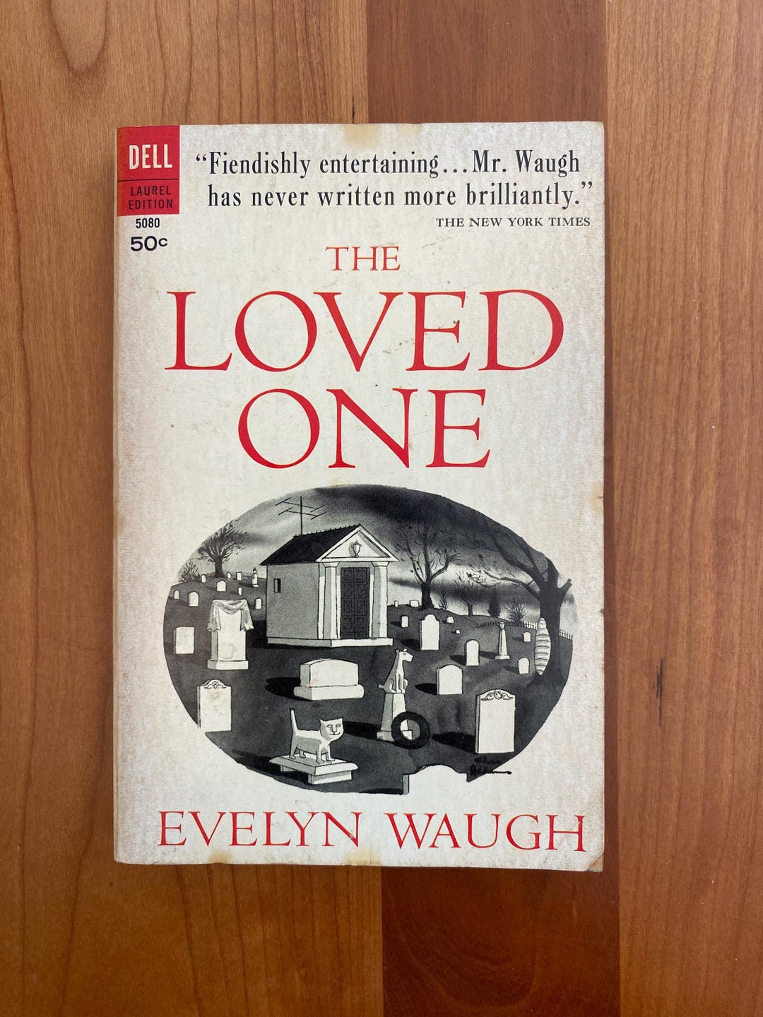 The Loved One by Evelyn Waugh - 1963 Dell Laurel Edition - Cover by ...
