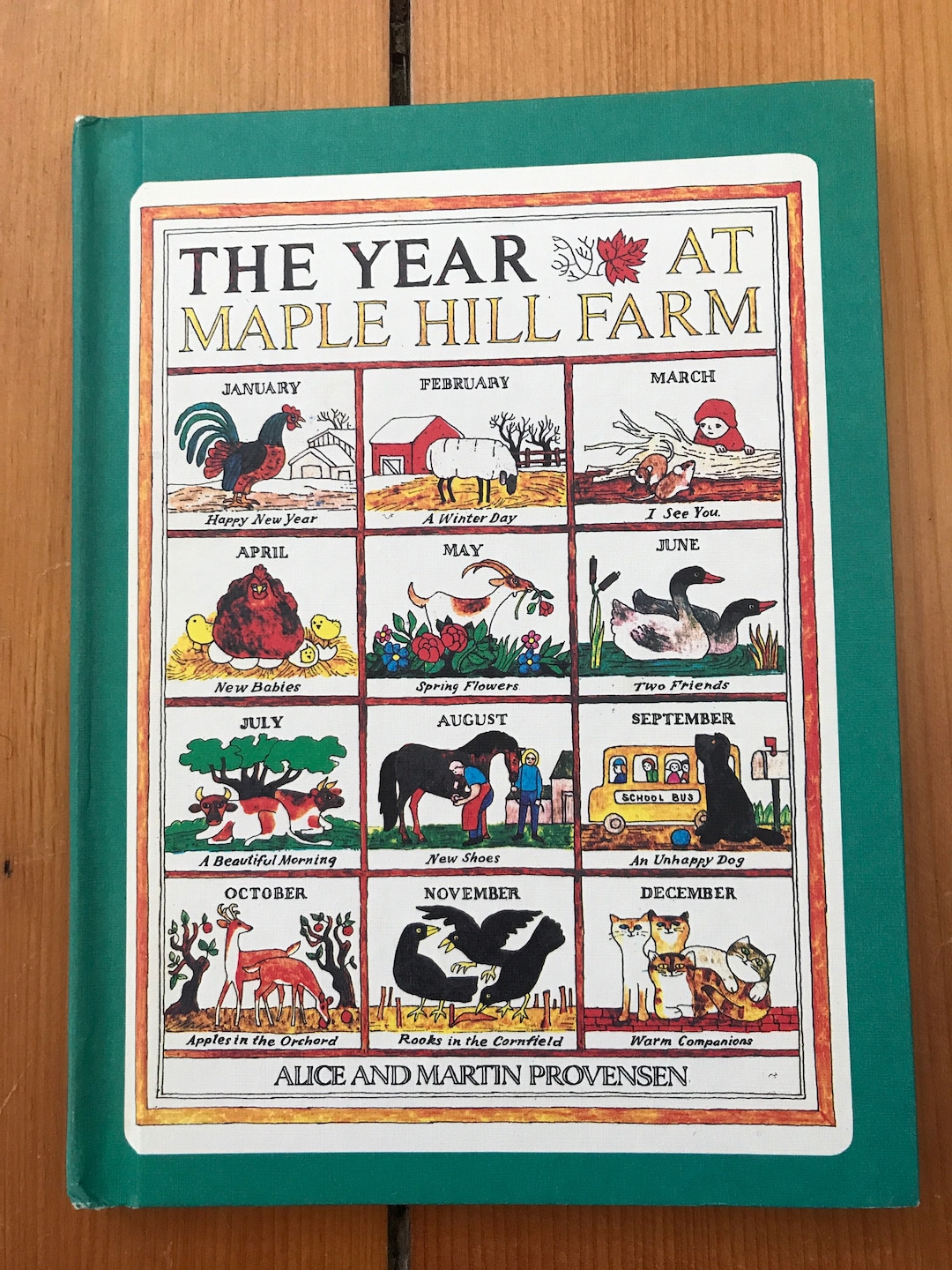 The Year at Maple Hill Farm Alice and Martin Provensen 1978 Atheneum ...