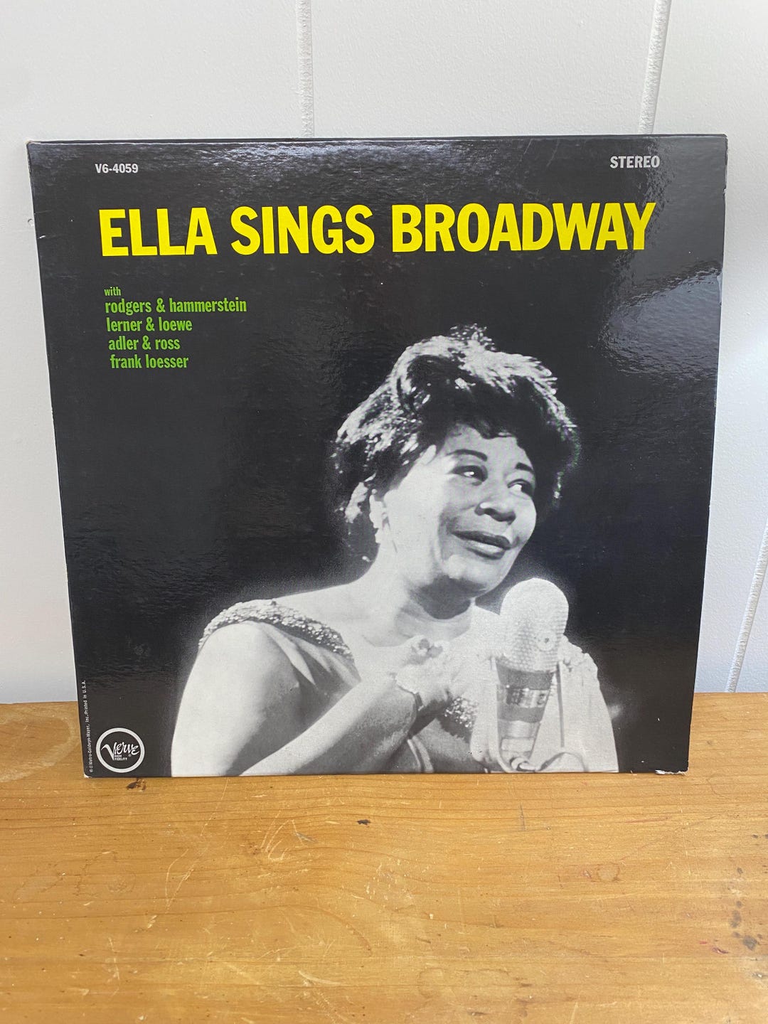 Ella Sings Broadway - Ella Fitzgerald - Verve Records - Etsy