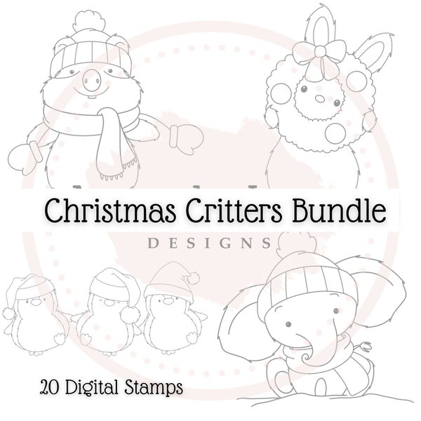 Christmas Critters - Etsy