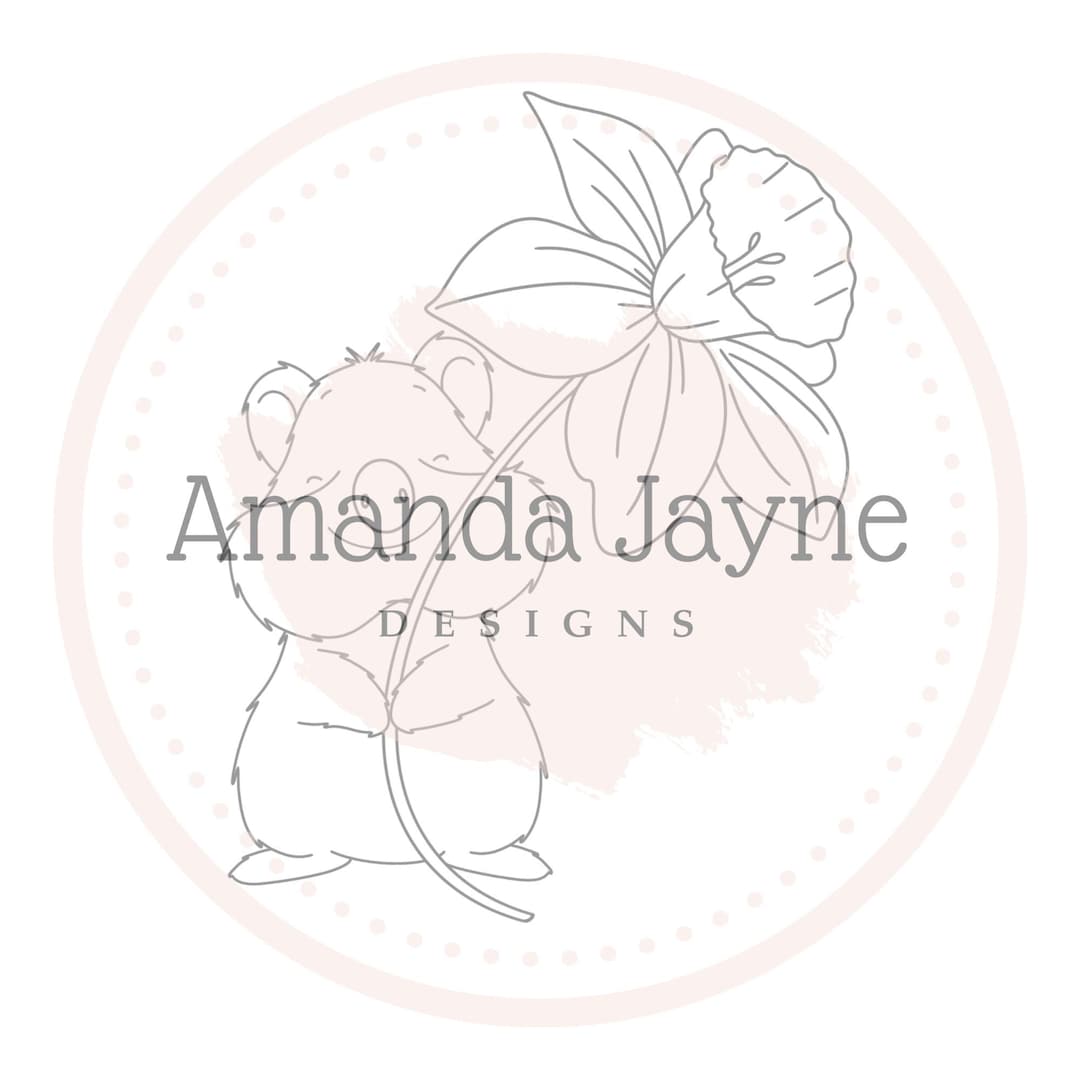 Amanda Jayne Designs Digital Stamp Daffodil Quokka, JPEG, Birthday ...