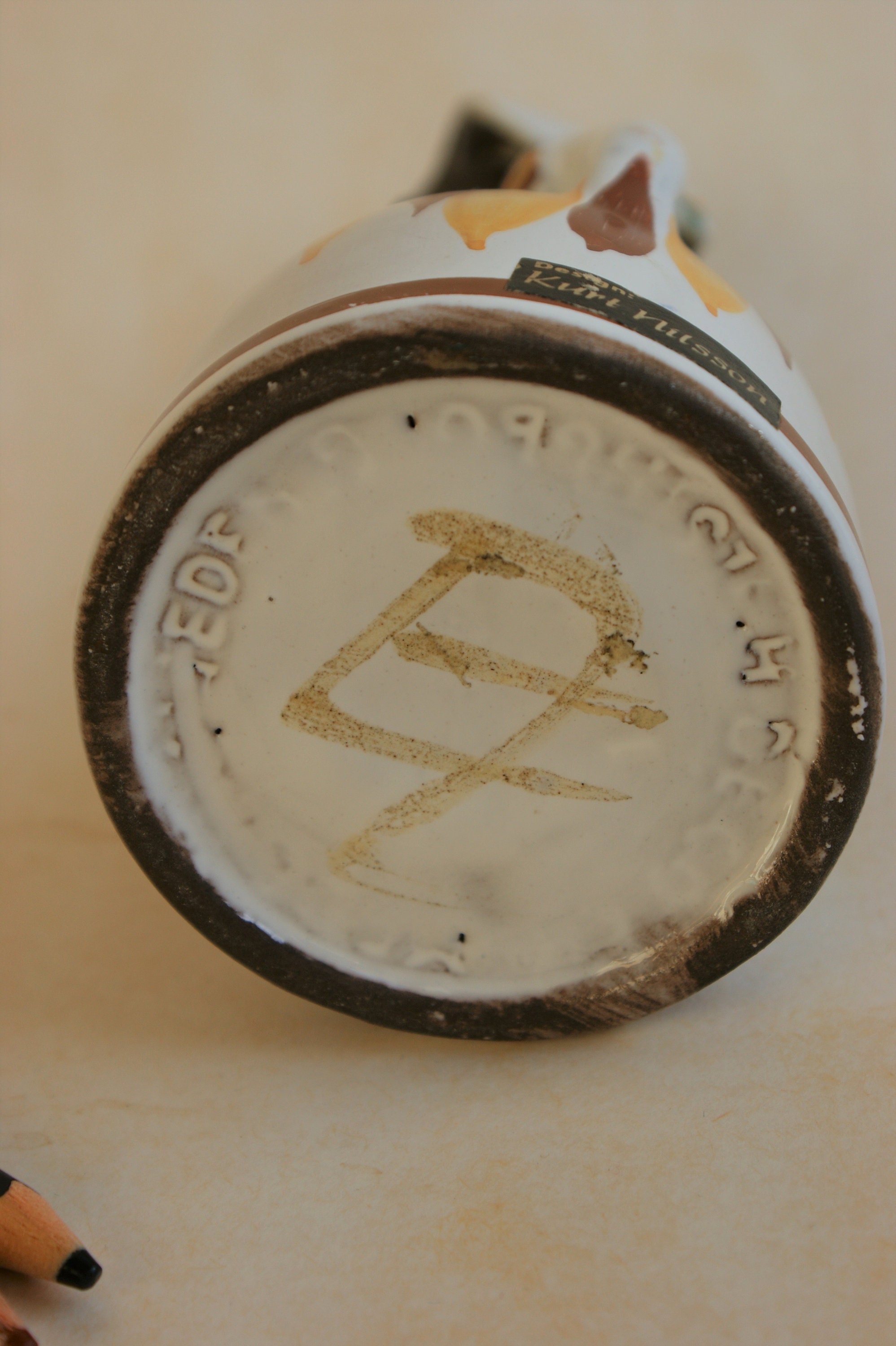 Flower Girl Folklore Figure by Kurt Nilsson Retro - Etsy