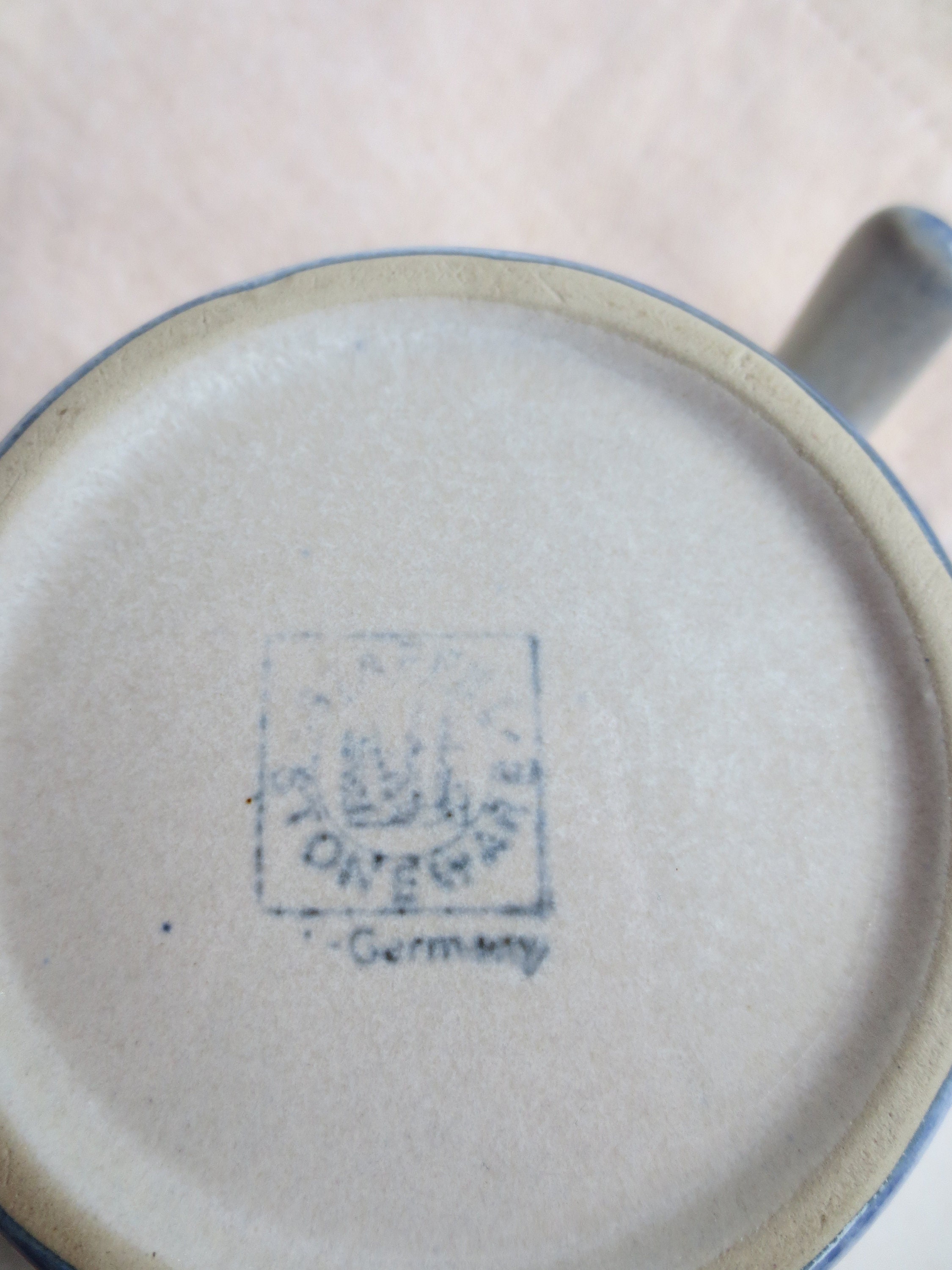 Staffel Stoneware Sauce Pan German Vintage Design Blue Grey - Etsy