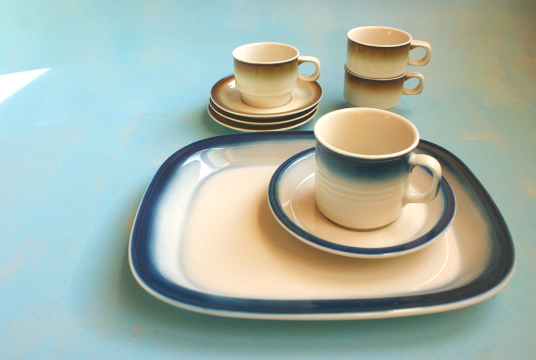 Dip Dye Porcelain Set of Vintage German Brand Bavaria Walkure - Mint ...