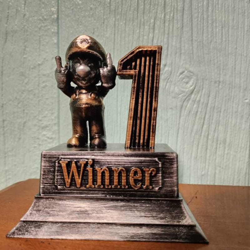 Mario Kart Trophy - Etsy