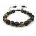 Natural Onyx & Tiger Eye Power Strength Stamina Stones 8mm Gemstone ...