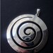 Greek Eternity Key Spiral Design Big Pendant 50 Mm 1.95 Inches - Etsy
