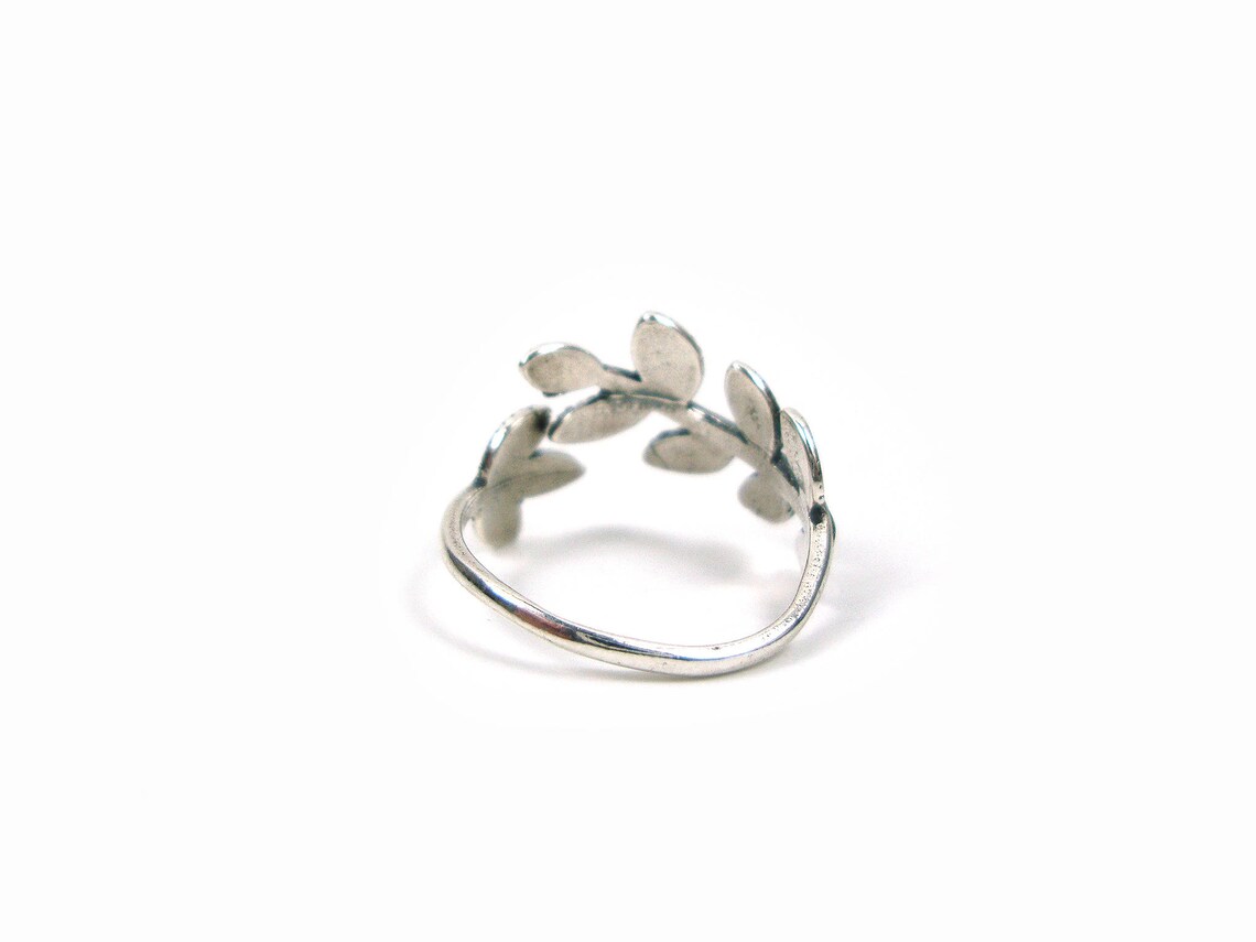 Sterling Silver 925 Ancient Greek Goddess Athena Olive Leaves - Etsy
