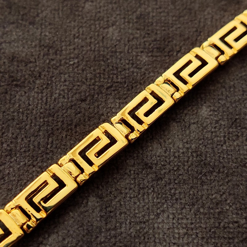 Greek 22k Bracelet - Etsy