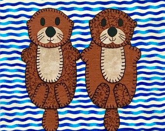 Otter Quilt Pattern | Etsy