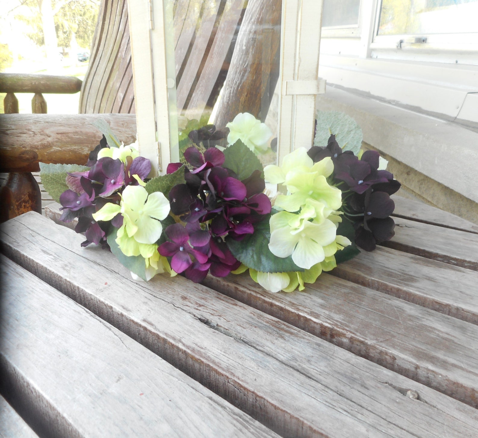 Lantern Flower Ring / Wedding Lantern Decor / Wine Country - Etsy