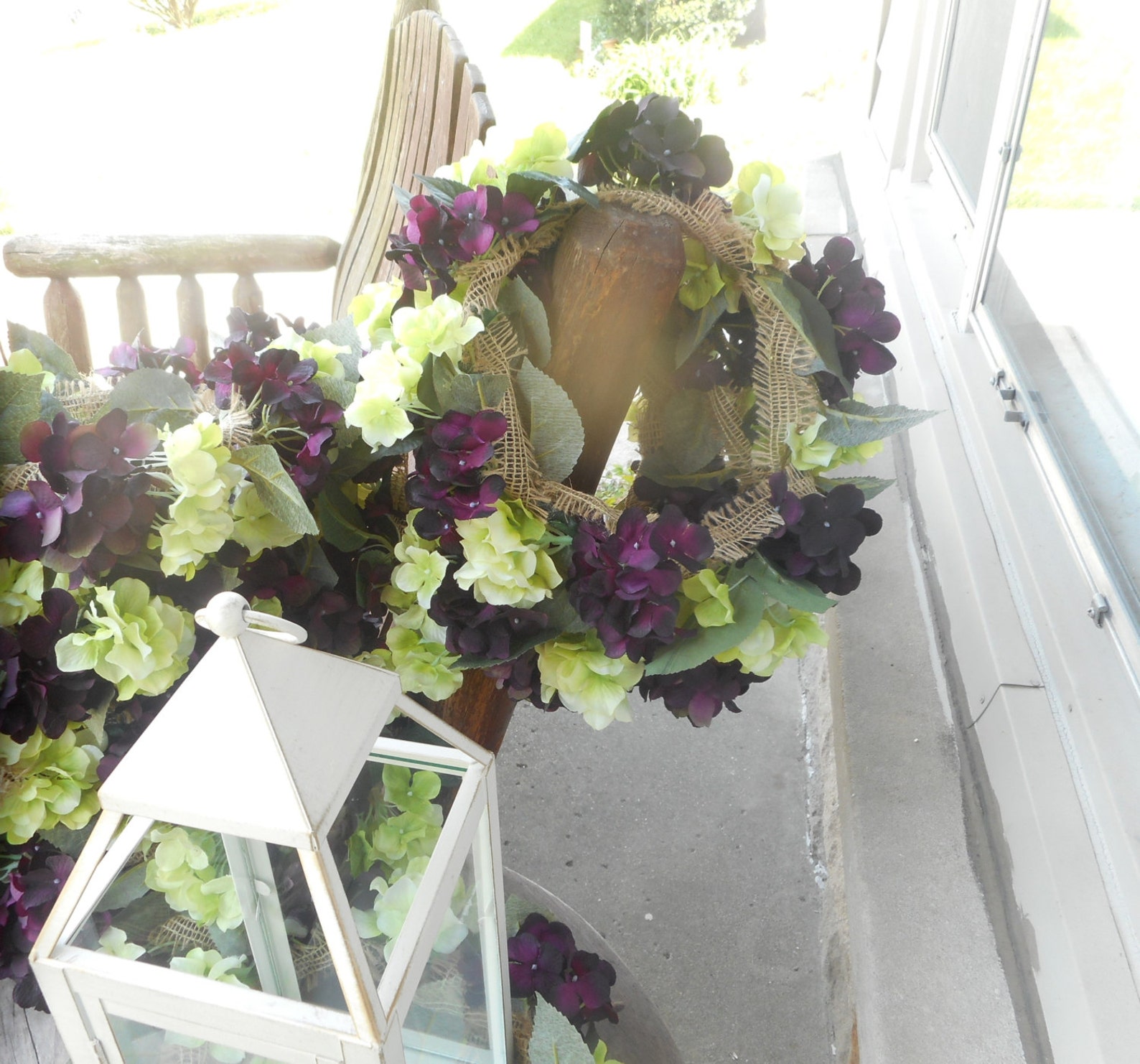 Lantern Flower Ring / Wedding Lantern Decor / Wine Country - Etsy