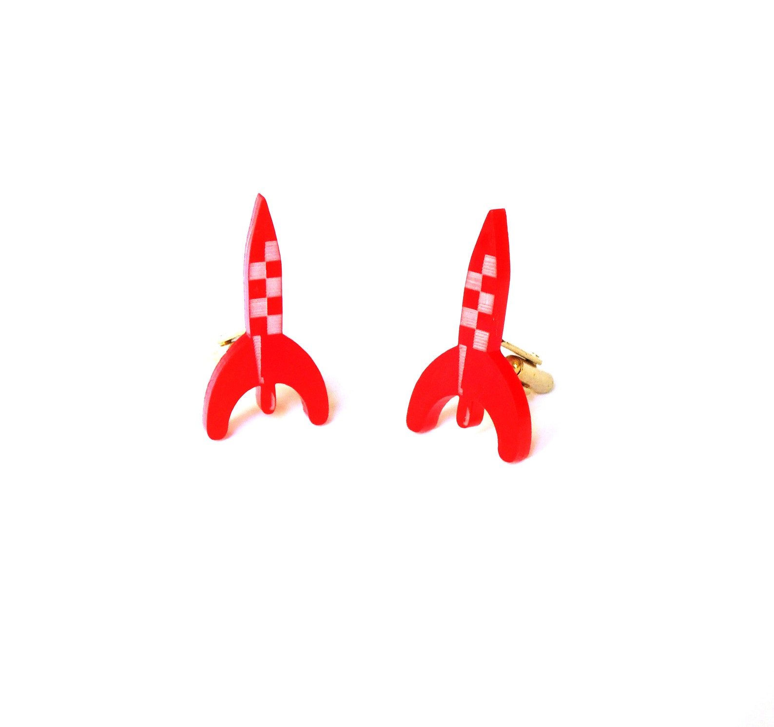 Tintin Rocket Cufflinks - Etsy