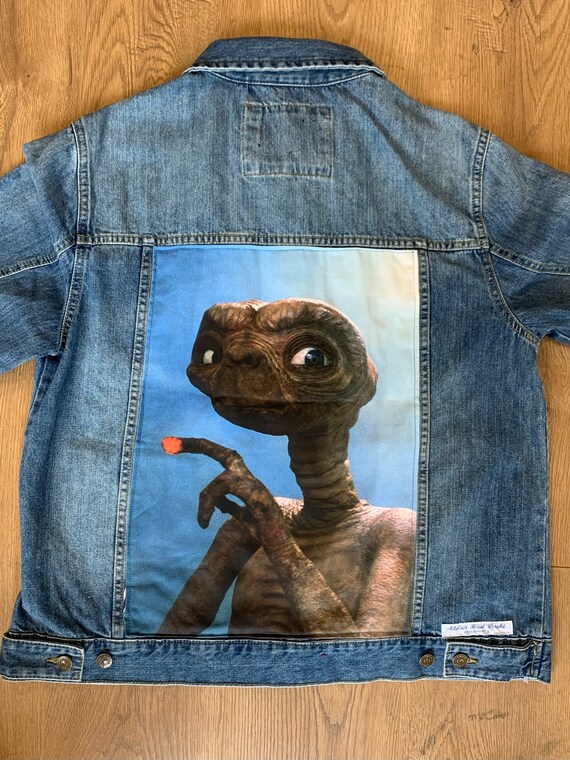 Denim Jacket AND the Alien | Etsy