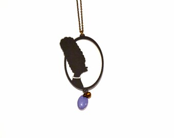 Marge Simpson Necklace - Etsy UK