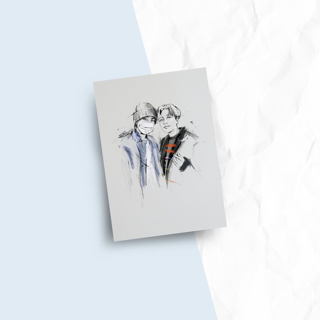 JUNNY & JAY B/ Def. Jaebeom Art Print Postcard Photo Card PC GOT7 - Etsy