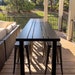 Outdoor Bar Height Parsons Style Table - Etsy