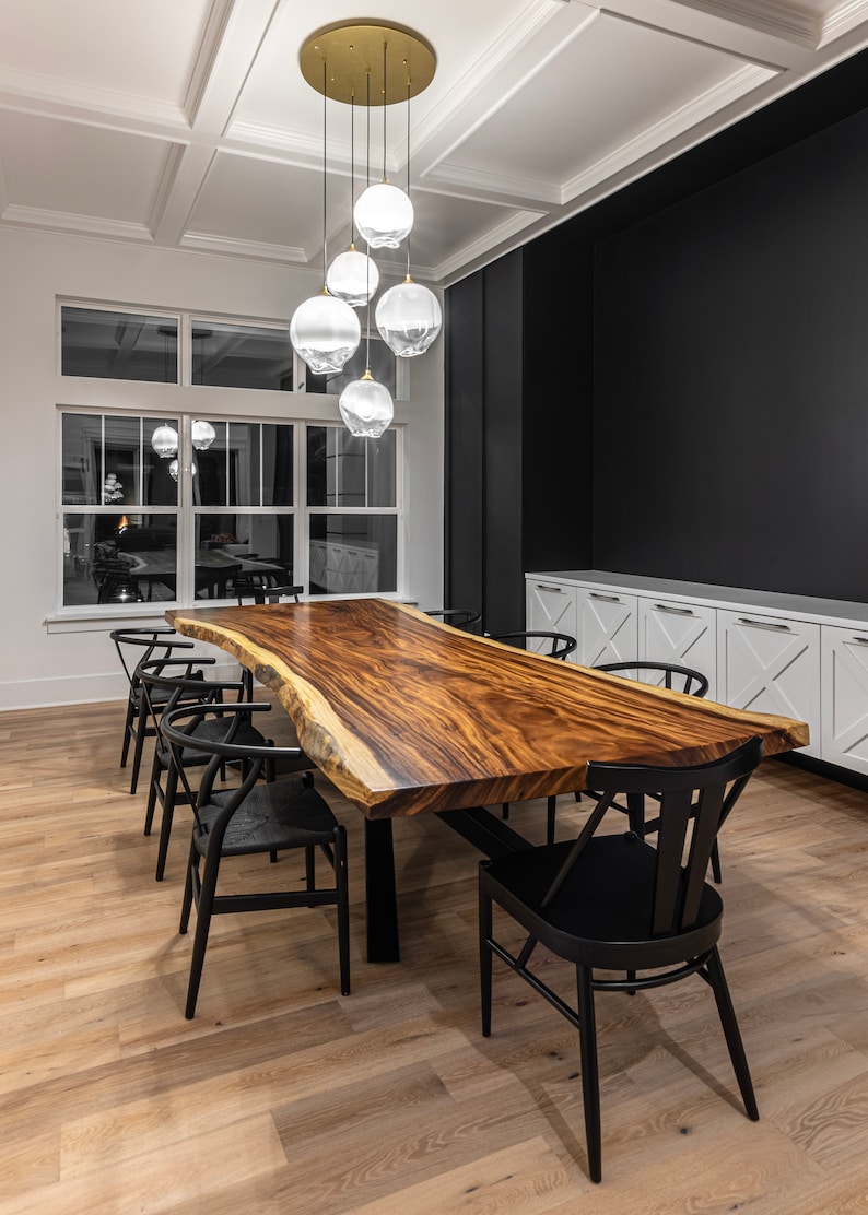 Massive Hawaiian Acacia Monkey Pod Slab. Excellent Figuring and Grain ...